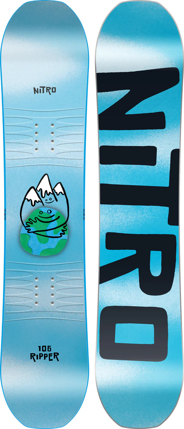 Nitro Kids Ripper Snowboard With World Graphic 2026